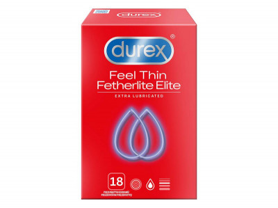 Prezervativ DUREX Feel Thin Extra Lubricated 18ks | Moje lékárna