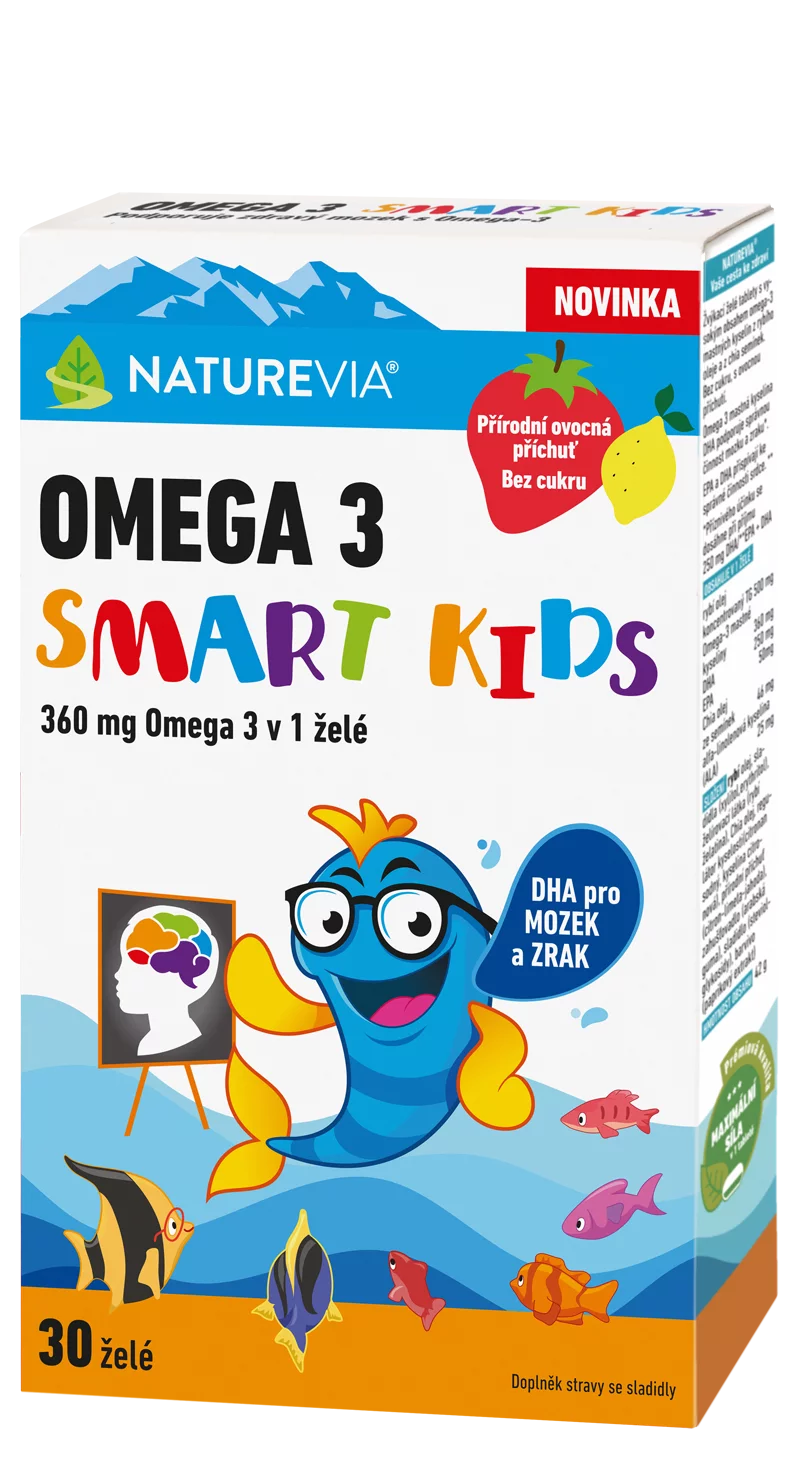 Naturevia Omega 3 Smart Kids 30 želé | Moje lékárna