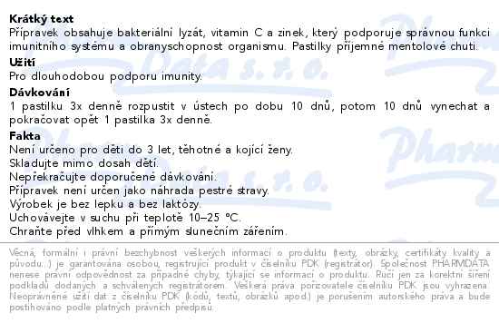GS Imunostim Antigrip 60 pastilek | Moje lékárna